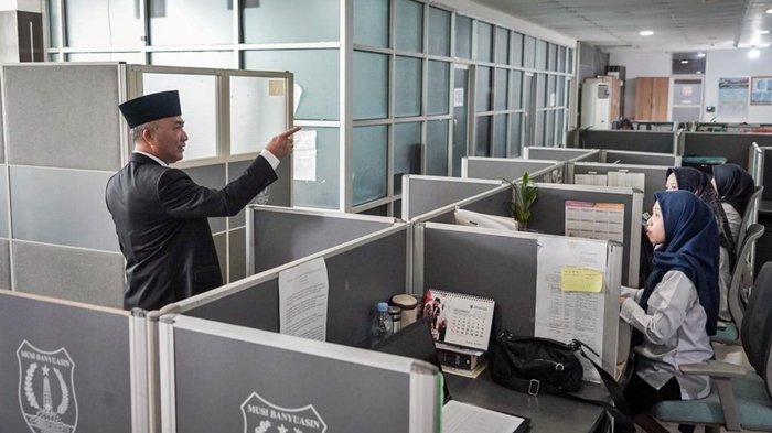 Sidak OPD Pasca Libur Nataru, Ini Pesan Pj Bupati Muba Sumsel - Sripoku.com