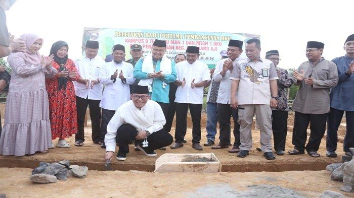 Syarbaki Hibahkan Tanah untuk Pembangunan RKB Kampus B Terpadu MAN 1 dan MTs 1 OKU - Sripoku.com