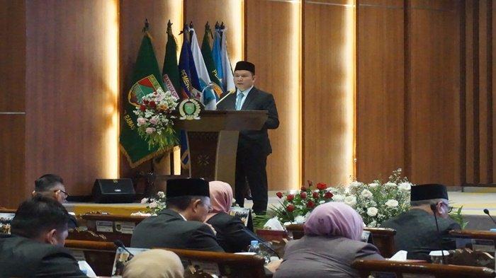 Pj Gubernur Elen Setiadi Hadiri Pengucapan Sumpah Janji Pimpinan DPRD Provinsi Sumsel 2024-2029 ...