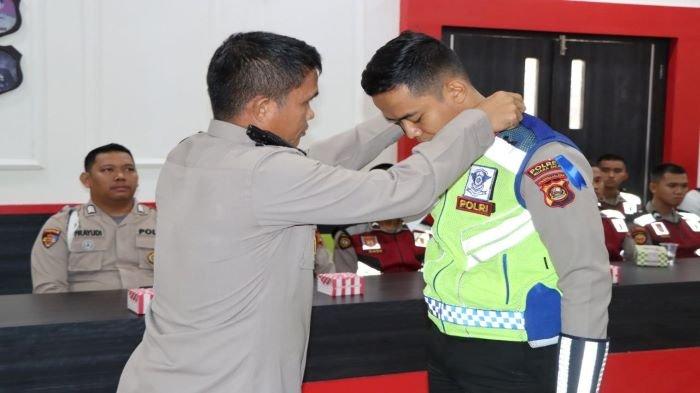 Polres Muara Enim Gelar Latihan Pra Operasi Keselamatan Musi 2023 - Sripoku.com