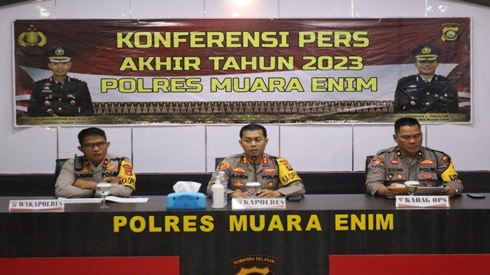 Kasus Tindak Pidana Meningkat di Wilayah Hukum Polres Muara Enim, Berikut Data Lengkapnya ...