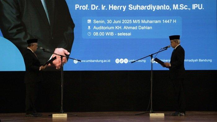 Profil Herry Suhardiyanto Kembali Jabat Rektor UM Bandung Periode 2025 ...