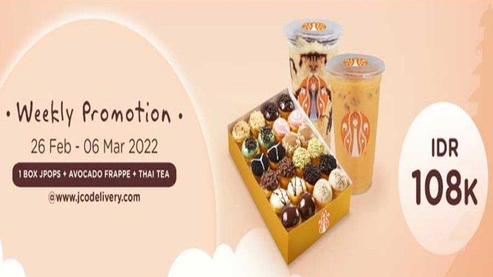 Promo JCO Hingga 6 Maret 2022, Pesan Jpops Plus Minuman Thai Tea Cuma ...