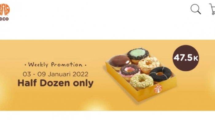 Promo JCO Mulai Hari Ini sampai 9 Januari 2022, Setengah Lusin Donat ...