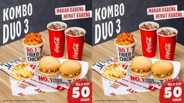 Promo KFC Kombo Duo 3, Ada Beragam Menu dan Minuman Coca-cola Cuma Rp50 ...