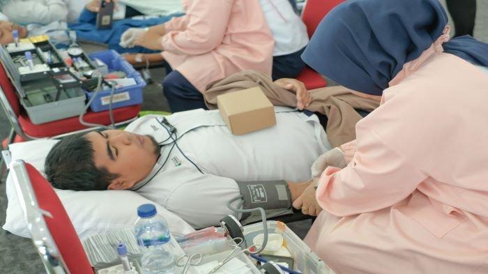 Gelar Bakti Sosial dan Donor Darah, Pusri Targetkan 300 Kantong Darah - Sripoku.com