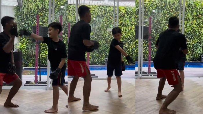 Aksi Keren Rafathar Langsung Belajar Bela Diri Pasca Ditonjok Teman Sekolah, Pelatihnya Petarung ...