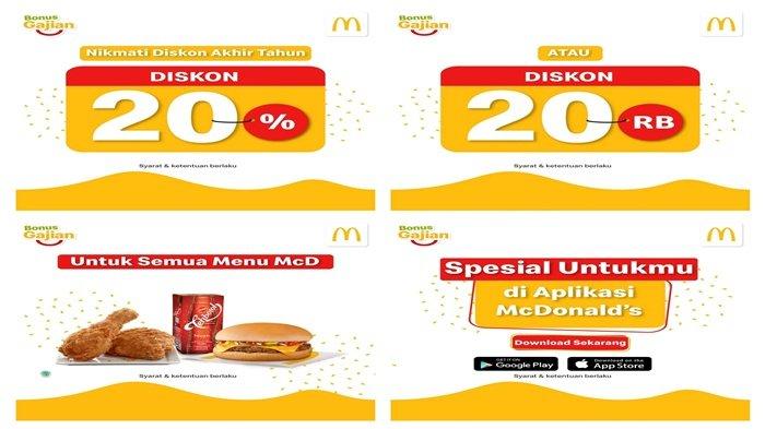 Promo Menggiurkan McDonald's, Diskon Harga hingga Menu Gratis, Jangan Lewatkan Sampai Akhir ...
