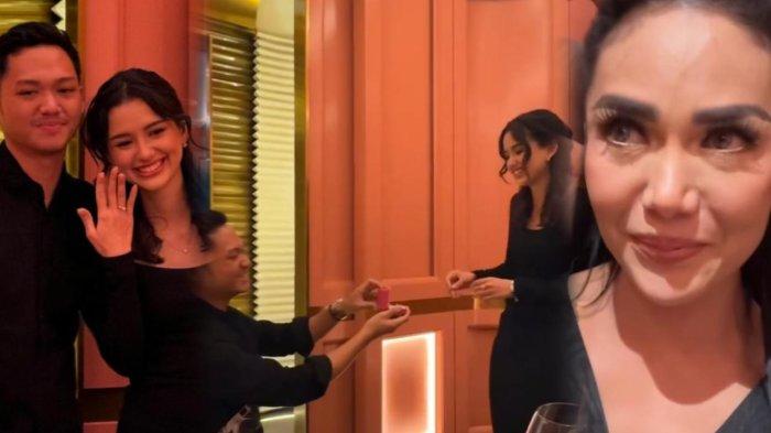 Reaksi Krisdayanti Saksikan Azriel Lamar Sarah Menzel Meski Beda Agama ...