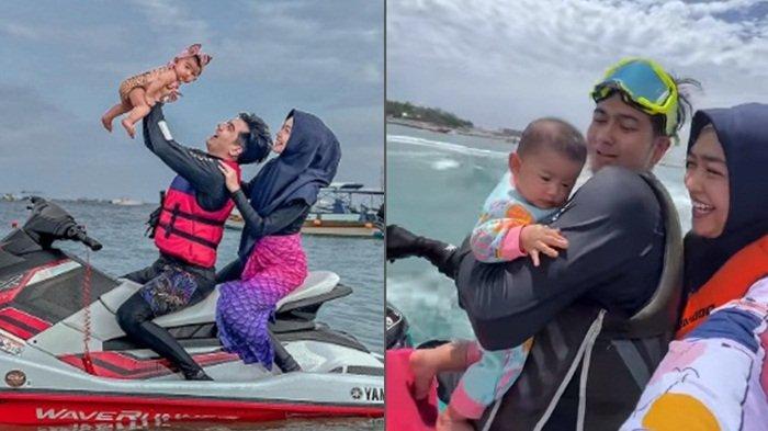 Bak Abaikan Keamanan Anak, Aksi Ria Ricis & Teuku Ryan Ajak Moana Naik Jetski Dihujat, Demi ...