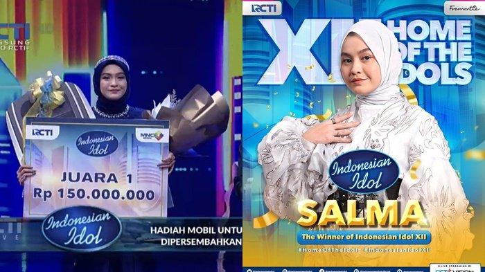 Lagu Just The Way You Are Antar Salma Salsabil Juara Indonesian Idol 2023 Kalahkan Nabila ...