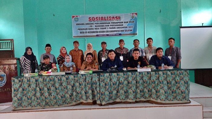 Kades Kisam Ilir OKU Selatan Sumsel Sosialisasi Bahaya Narkoba dan Perlindungan Perempuan dan ...