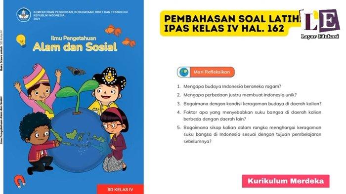 Kunci Jawaban IPAS Kelas 4 Halaman 162 Kurikulum Merdeka, Mengapa Budaya Indonesia Beraneka ...