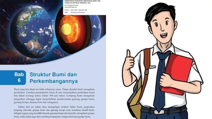 Soal Sumatif BAB 6 IPA Kelas 8 SMP Semester 2 Kurikulum Merdeka, Struktur Bumi dan ...