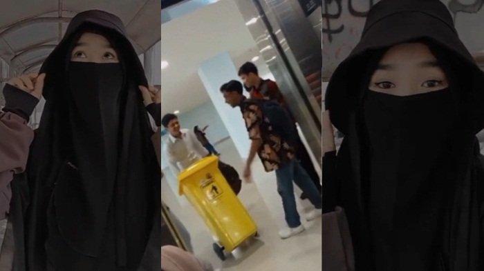 Sosok Wanita di Lift Korban Bullying Mahasiswa UIN Jambi Viral di Media Sosial, Penampilan ...