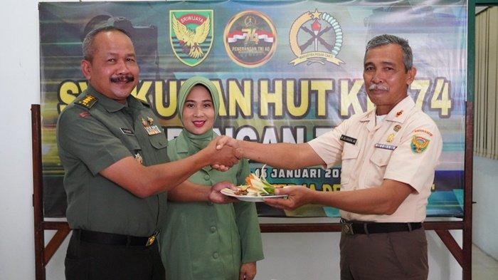 Pendam II/Sriwijaya Gelar Syukuran HUT ke-74 Penerangan TNI AD - Sripoku.com
