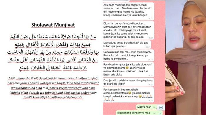 Ijazah SMK Hilang Bertahun-tahun Mendadak Ketemu Berkat Istiqomah Amalkan Sholawat Munjiyat 500 ...