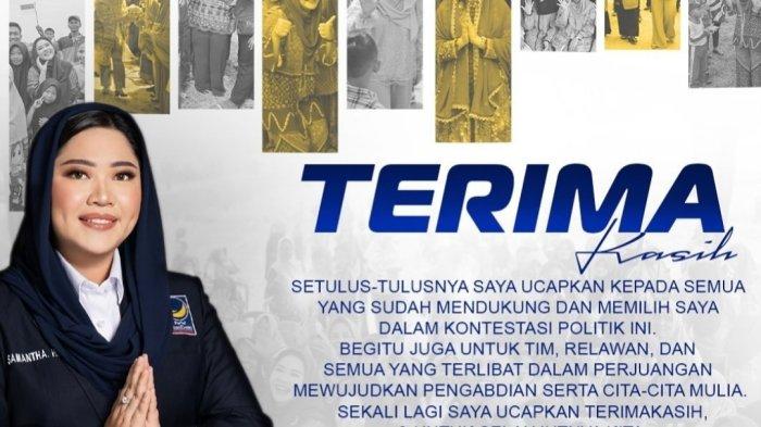 Tiga Anak Pejabat Pengurus KORMI Sumsel Unggul Nyaleg, Putri Herman Deru Ucapkan Terima Kasih ...