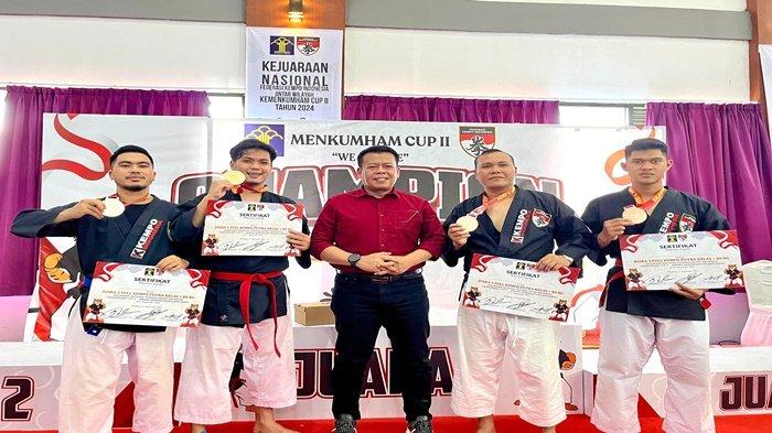 Kontingen Kemenkumham Sumsel Sabet 4 Medali Dari Kejuaraan Nasional Kempo Menkumham Cup ...