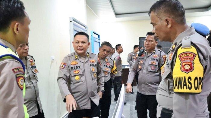 Polres Muara Enim Terima Tim Wasops Mantap Brata Polda Sumsel - Sripoku.com