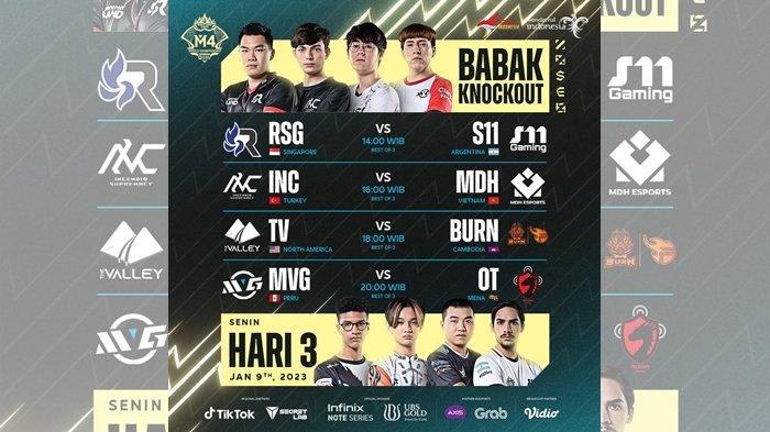 Jadwal dan Hasil Pertandingan Upper Bracket Knockout Stage M4 World ...