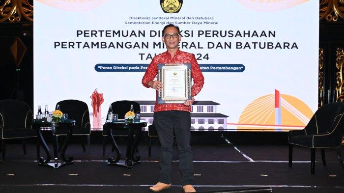 Sukses Terapkan Prinsip Keselamatan Kerja Pertambangan, SMBR Raih Penghargaan Prasetya Ahimsa ...