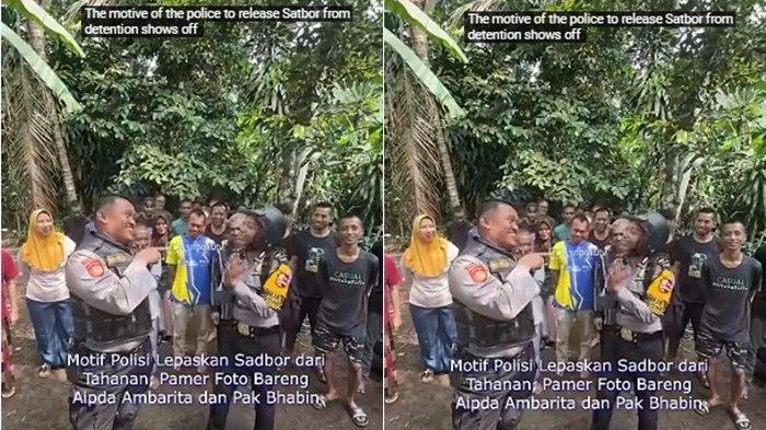 Video Motif Polisi Lepaskan Sadbor dari Tahanan, Pamer Foto Bareng ...