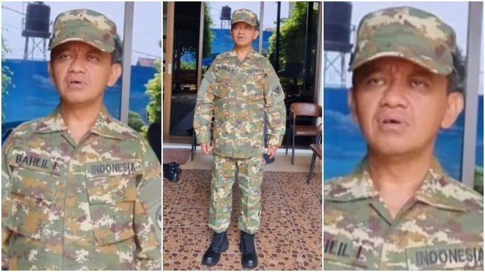 Foto Menteri ESDM Bahlil Lahadalia Pakai Seragam Loreng Jelang Pembekalan di Akmil Magelang ...