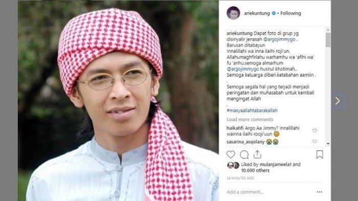 Tsunami Banten - Arie Untung Kabarkan Aa Jimmy Meninggal Dunia Jadi ...
