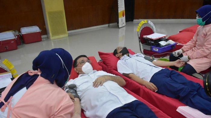 Bulan K3, PT PUSRI Gelar Bakti Sosial Donor Darah - Sripoku.com