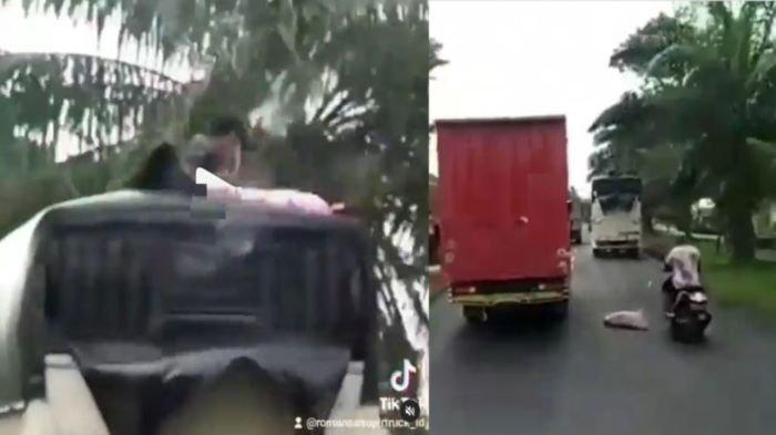 Viral Video Aksi 2 Bajing Loncat di Palembang, Satu Beraksi di Atas ...