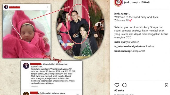SELAMAT! Andi Soraya Lahirkan Anak Ketiga, Kini Terbongkar Siapa Ayah dari Anaknya, Milyarder ...