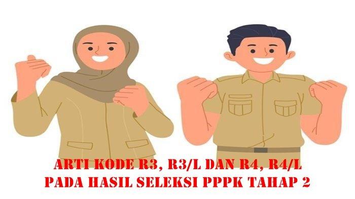 Arti Kode R3, R3/L dan R4, R4/L Pada Hasil Seleksi PPPK Tahap 2, Ini Penjelasan Resmi BKN ...
