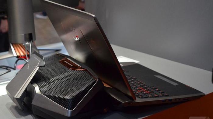 Laptop Gaming Asus dengan Radiator Air - Sripoku.com