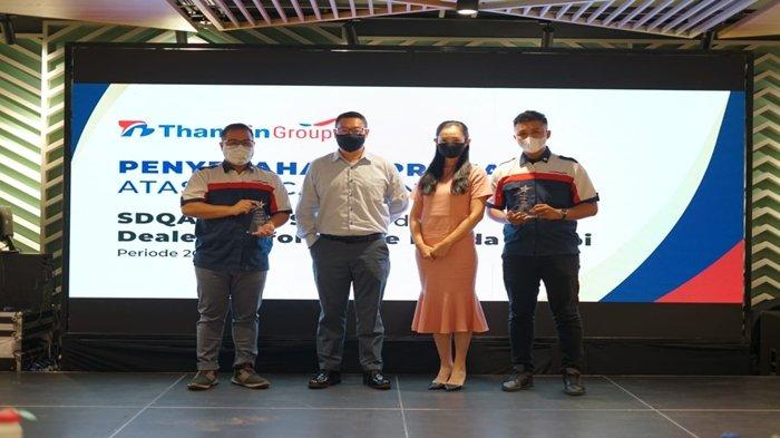 Thamrin Group Beri Penghargaan untuk Dua Dealer, Ini Prestasinya - Sripoku.com
