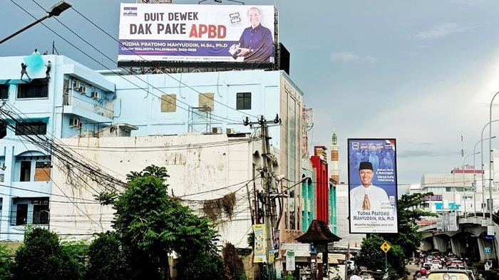 Baliho Salah Satu Balon Walikota Palembang Ramai Diperbincangkan di ...