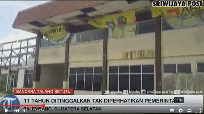 Ingat Bandara Talang Betutu? Begini Kondisinya Sekarang - Sripoku.com