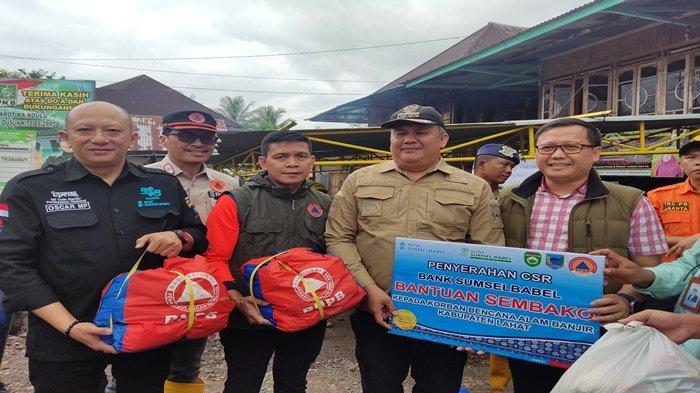Ratusan Paket Sembako Disalurkan ke Korban Banjir di Lahat dan Pagar Alam - Sripoku.com