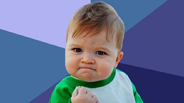 Sering Lihat Meme Wajah Bayi ini? Ini Keadaannya Sekarang - Sripoku.com