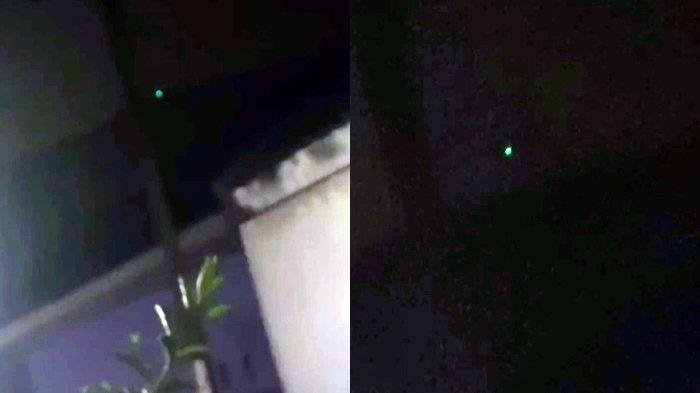 Viral Benda Aneh Berwarna Hijau Terbang di Langit Kota Bandung, Netizen ...