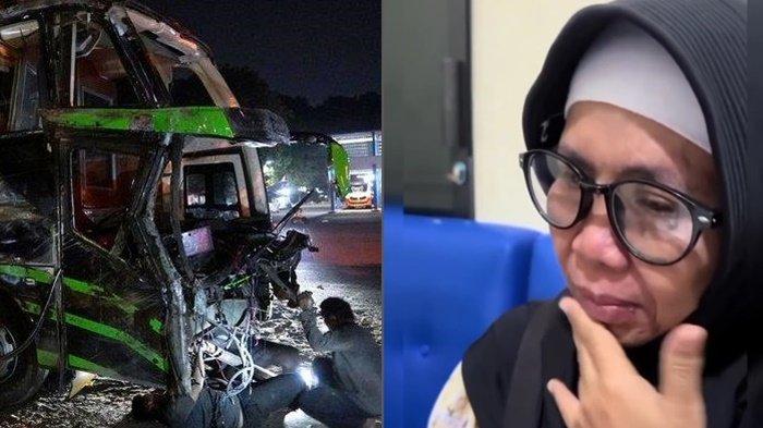Tangis Istri Sopir Kecelakaan Maut di Subang, Khawatir Kuliah Anak Putus Usai Sadira Tersangka ...