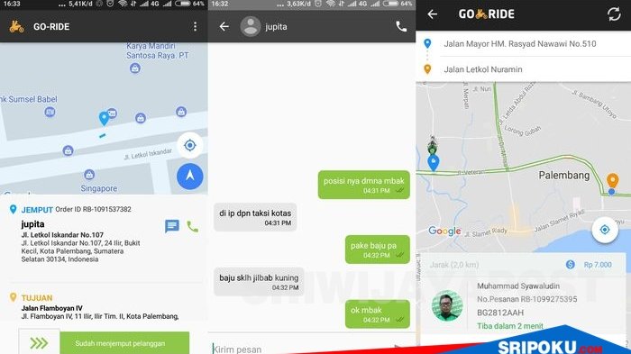 Kabar Gembira! Kini Calon Penumpang Go-Jek Bisa Chatting dengan Driver ...
