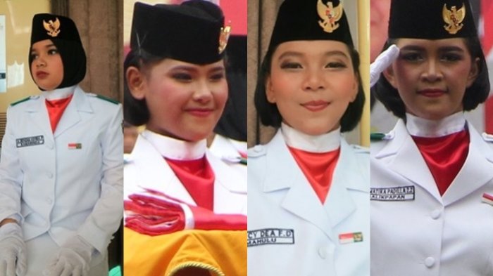 Pengibaran Bendera Sukses Dilaksanakan, Ini 5 Potret Paskibraka Cantik ...