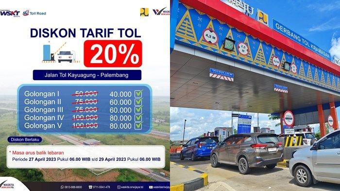 Khusus 27 April Besok, Lewat Tol Kayuagung Palembang Dapat Diskon 20 Persen - Sripoku.com