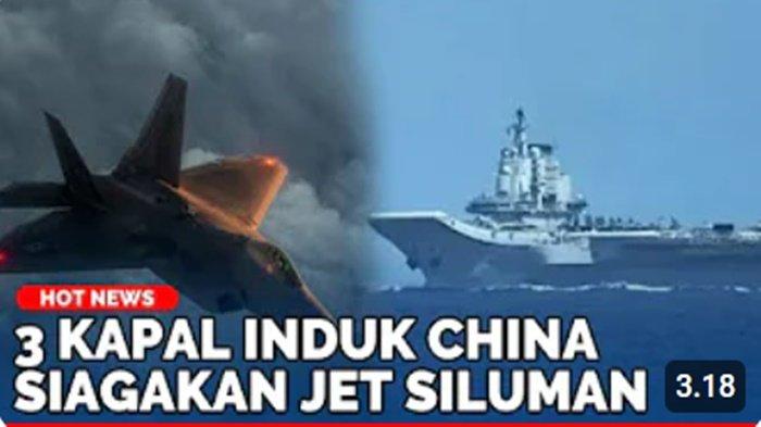 Siap Dog Fight dengan Jet Temput F-35 AS, Tiga Kapal Induk China ...