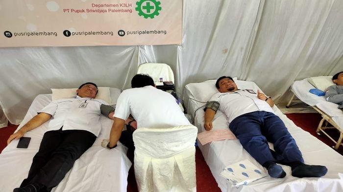 Setetes Darah Anda Nyawa Bagi Sesama, Bulan K3 & HUT SPPSP, PT Pusri ...
