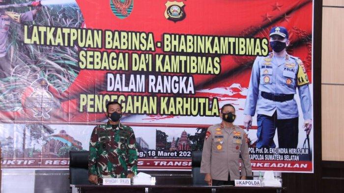 KAPOLDA Sumsel dan Pangdam II Sriwijaya Membuka Lat Kat Puan Dai, Diikuti Babinsa dan ...
