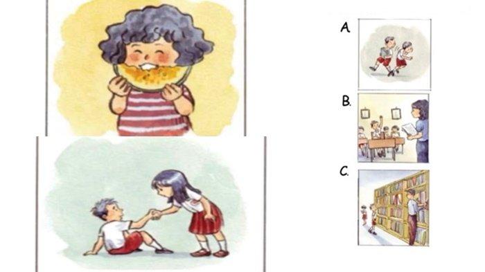 10 Soal Bahasa Indonesia Kelas 1 SD Bab 5 Teman Baru Kurikulum Merdeka dilengkapi Kunci Jawaban ...