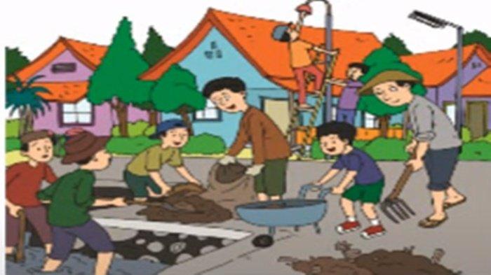 Kumpulan Latihan Soal PKN Bab Gotong Royong Kelas 4 SD Semester 2 ...