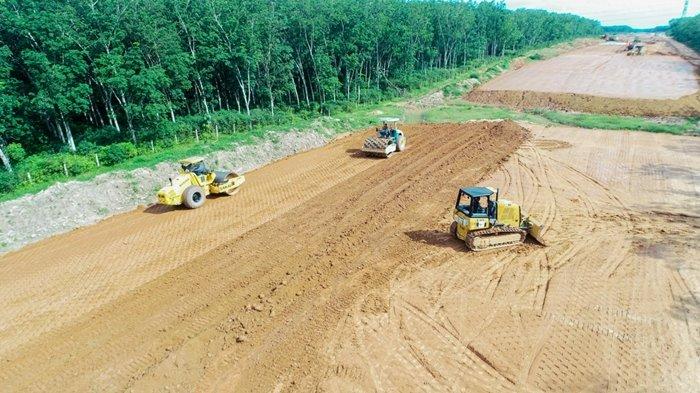 Fokus Pembangunan Di Gate Keramasan Menuju Gate Sungai Rengas Progres Ruas Tol Palembang Betung